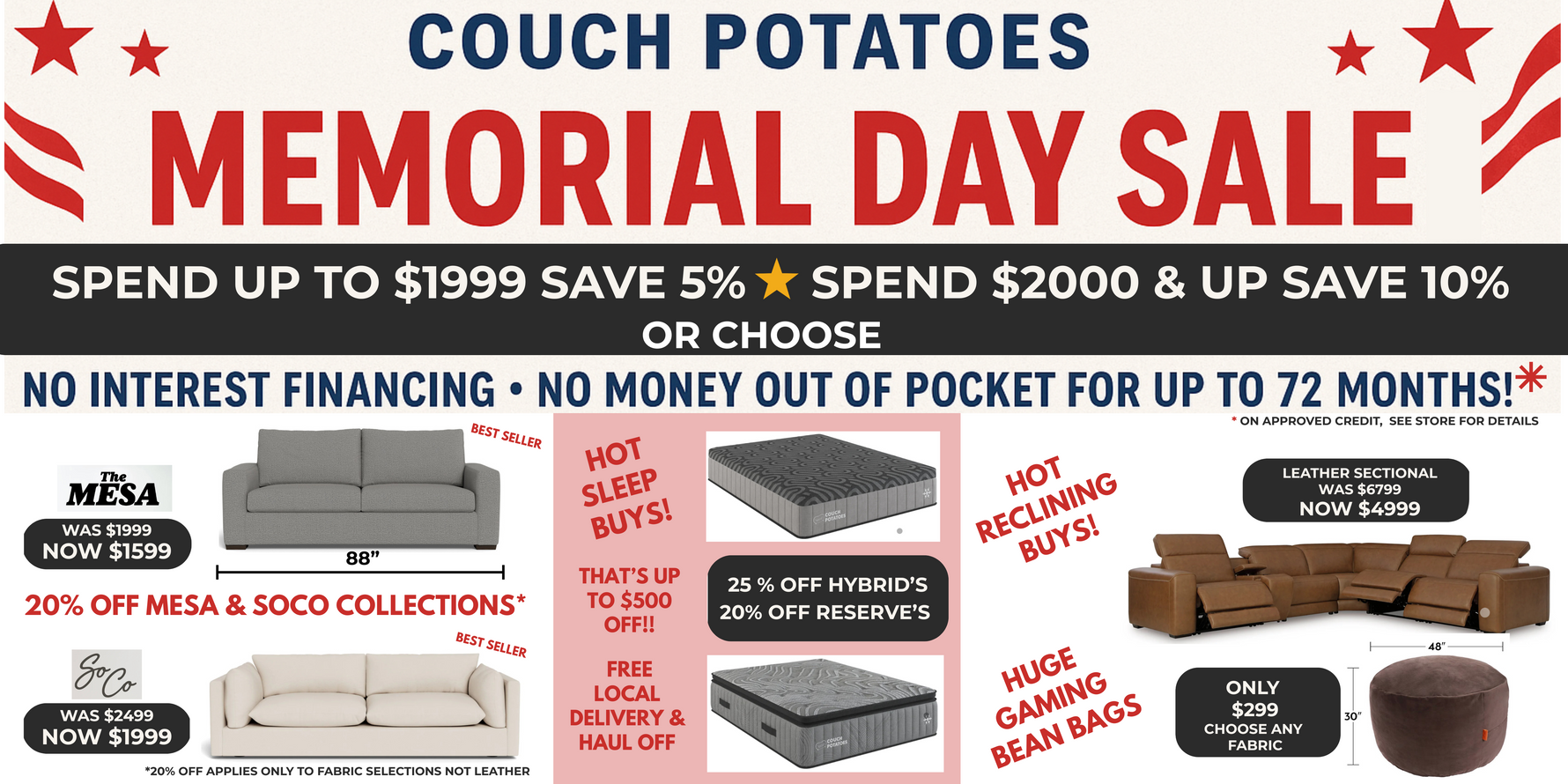 Furniture Stores Austin - Custom Sofas & Sectionals | Couch Potatoes ...